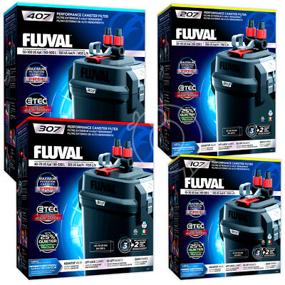 Fluval 107 207 307 407 FX2 FX4 FX6 External Filter & Media Aquarium ...