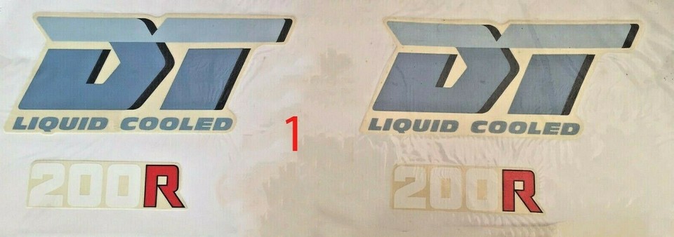 Yamaha DT 200R Custom made Full Decal Sticker Set | Decal/Sticker