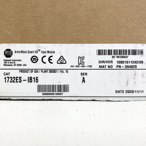 1732ES-IB16 SER A ArmorBlock Guard ENet I/O Module Spot Goods Expedited ...