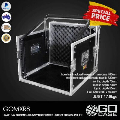GOMXR8 ATA Road Case 8RU 8u Mixer Rack Flight Go Case | eBay