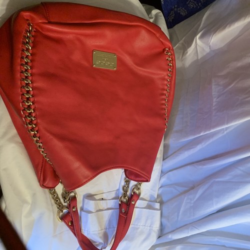 BEBE Red leather USA PURSE | eBay
