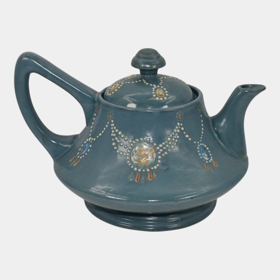 Roseville Aztec Blue 1905 Vintage Arts And Crafts Pottery Ceramic ...