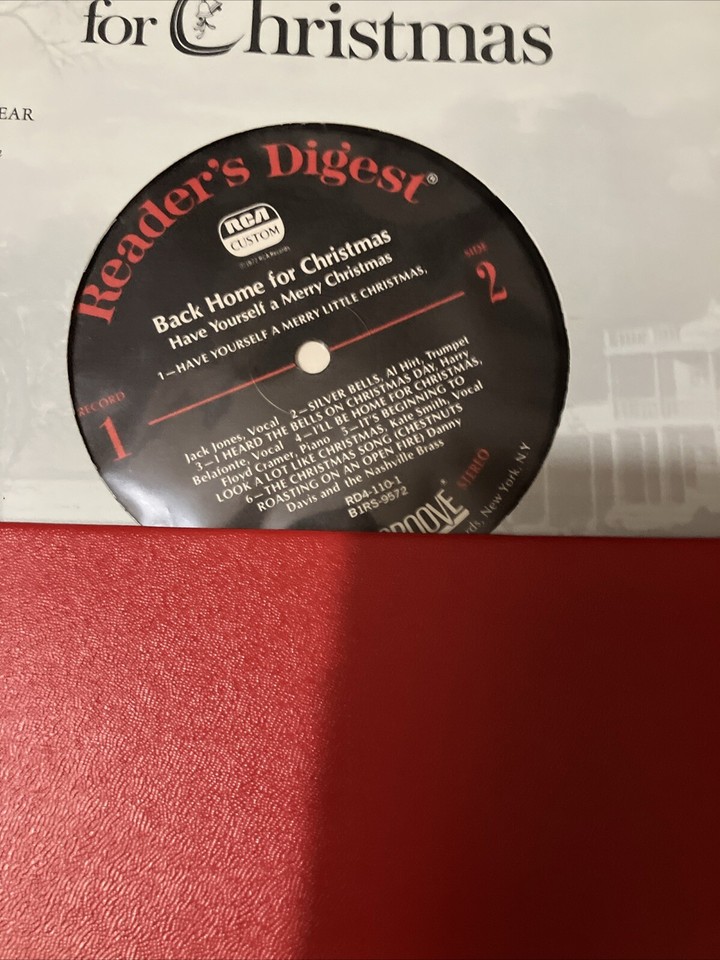 Vintage Vinyl Readers Digest Back Home For Christmas 5LP Box Set 1972 ...