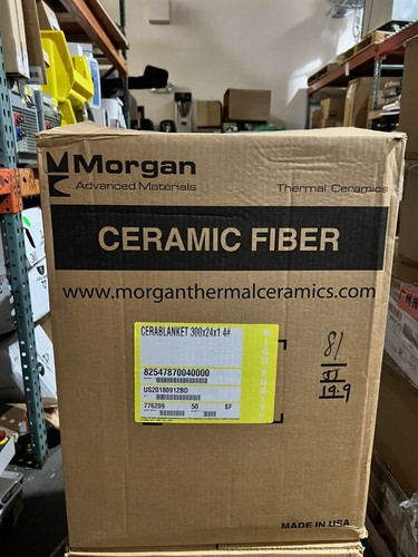 Morgan Thermal Ceramics Cerablanket 300x24x1 4# Ceramic Fiber | eBay