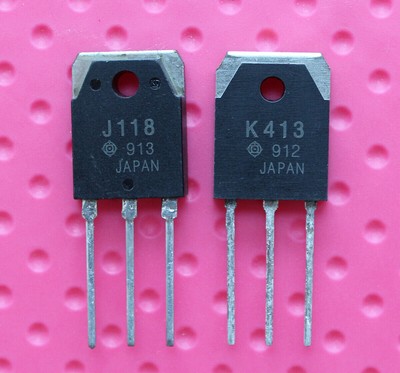 1pair 2SJ118/2SK413 J118/K413 Integrated Circuit IC TO-3P #F7~ | eBay