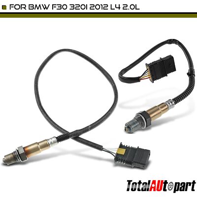 2Pcs New Oxygen Sensors for BMW F30 320i 2012 L4 2.0L Upstream and ...
