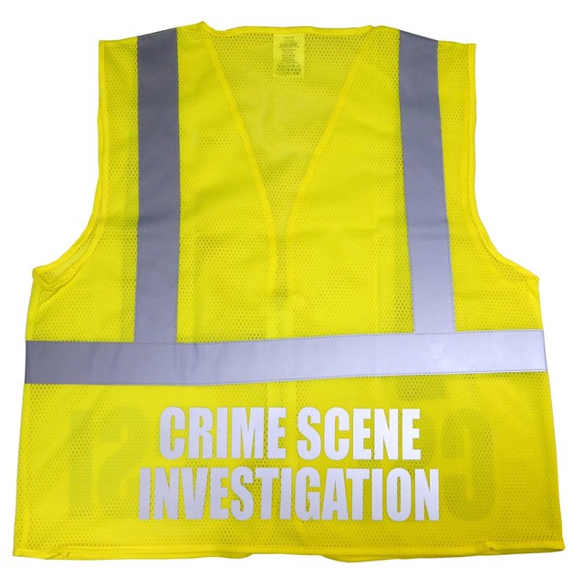 CSI safety vest with REFLECTIVE design, Crime Scene Investigation vest ...