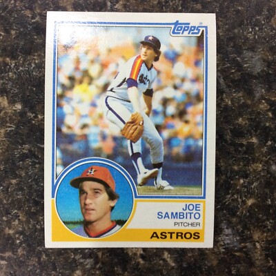 1983 Topps #662 Joe Sambito Houston Astros | eBay
