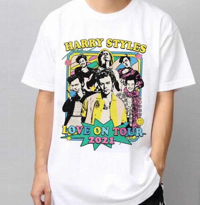 Harry Styles Blue Shirt
