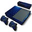 Xbox One Skin Decal Sticker Blue Metallic + 2 Controller And Kinect ...