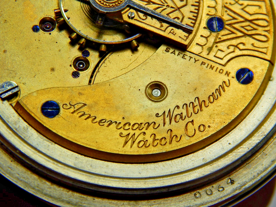 Antique Waltham Pocket watch Grade 3 model 1883 circa 1891 18 size 11J ...