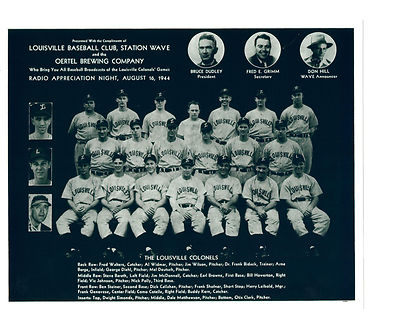 1944 LOUISVILLE COLONELS 8X10 TEAM PHOTO KENTUCKY BASEBALL OERTEL ...
