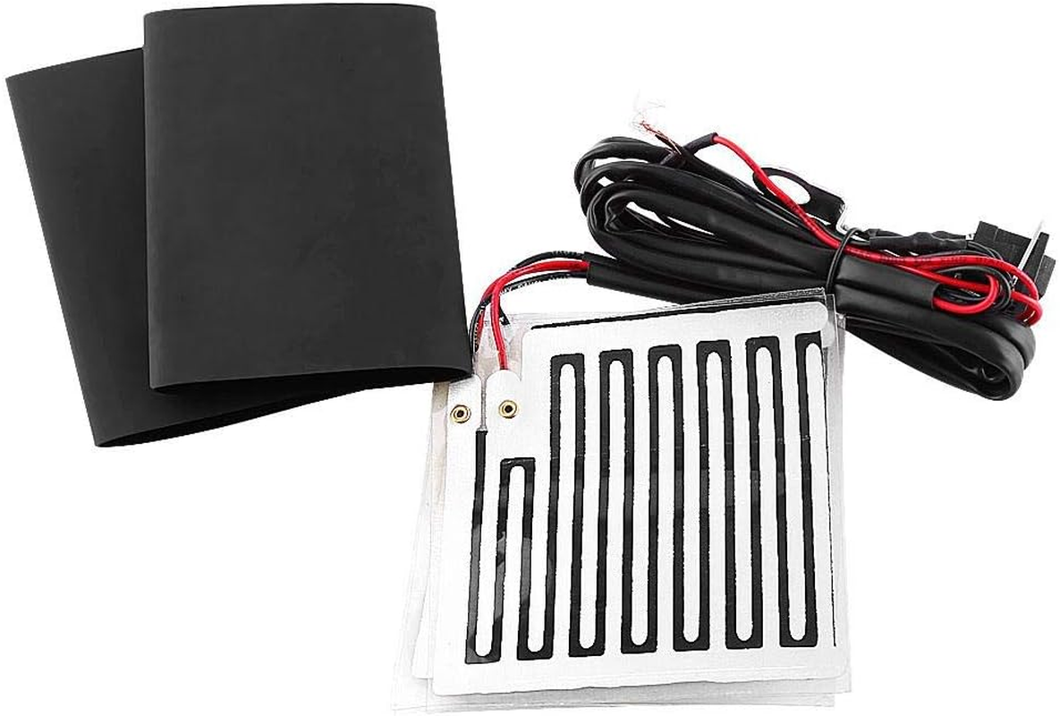 ATV Hand Warmers,Handlebar Heater + Heated Grip Pads 12V Winter ...