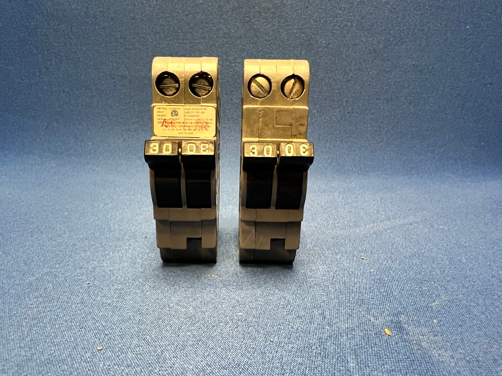 UBInc UBIF-230N Circuit Breaker 2 pole, 30 Amp 120/240 VAC Type: UBIF ...