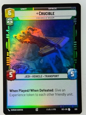 Star Wars Unlimited - Crucible Foil 629 | eBay