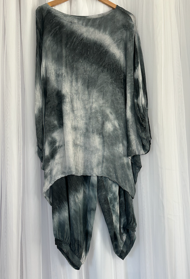 Artsy Bryn Walker Viscose Crop Pants Tie Dye Size M-L | eBay