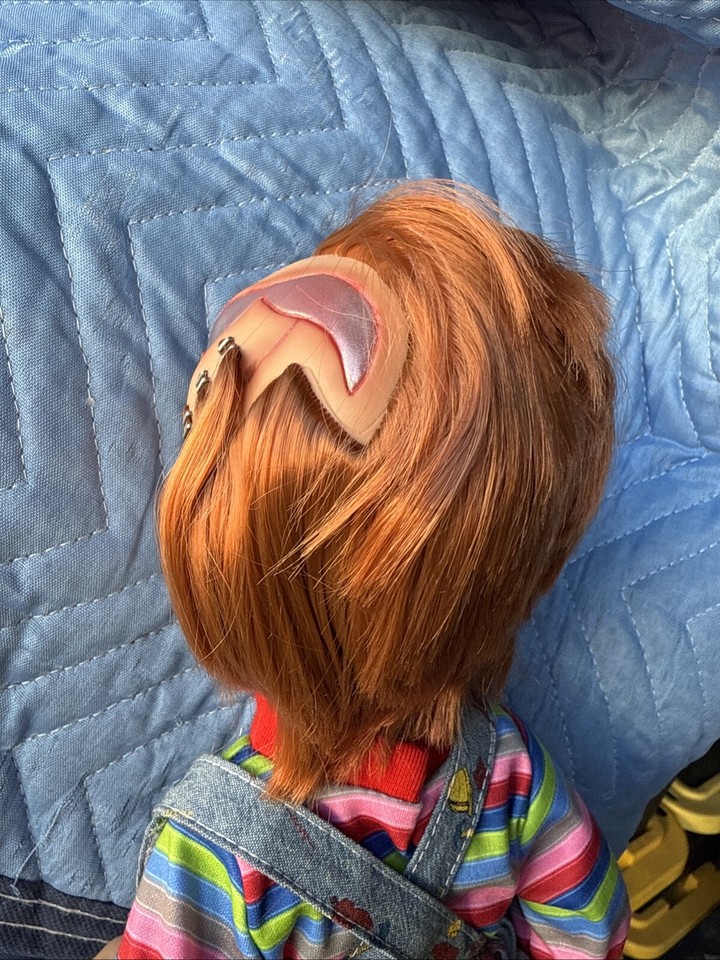 Chucky Action Figure 15" Childs Play Talking Scarred Chucky Doll Mezco ...