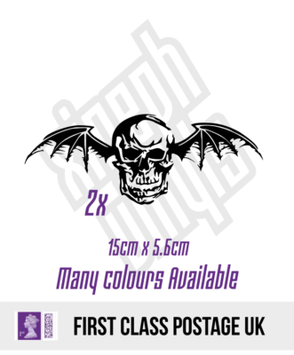 Avenged Sevenfold Deathbat Stencil Reusable