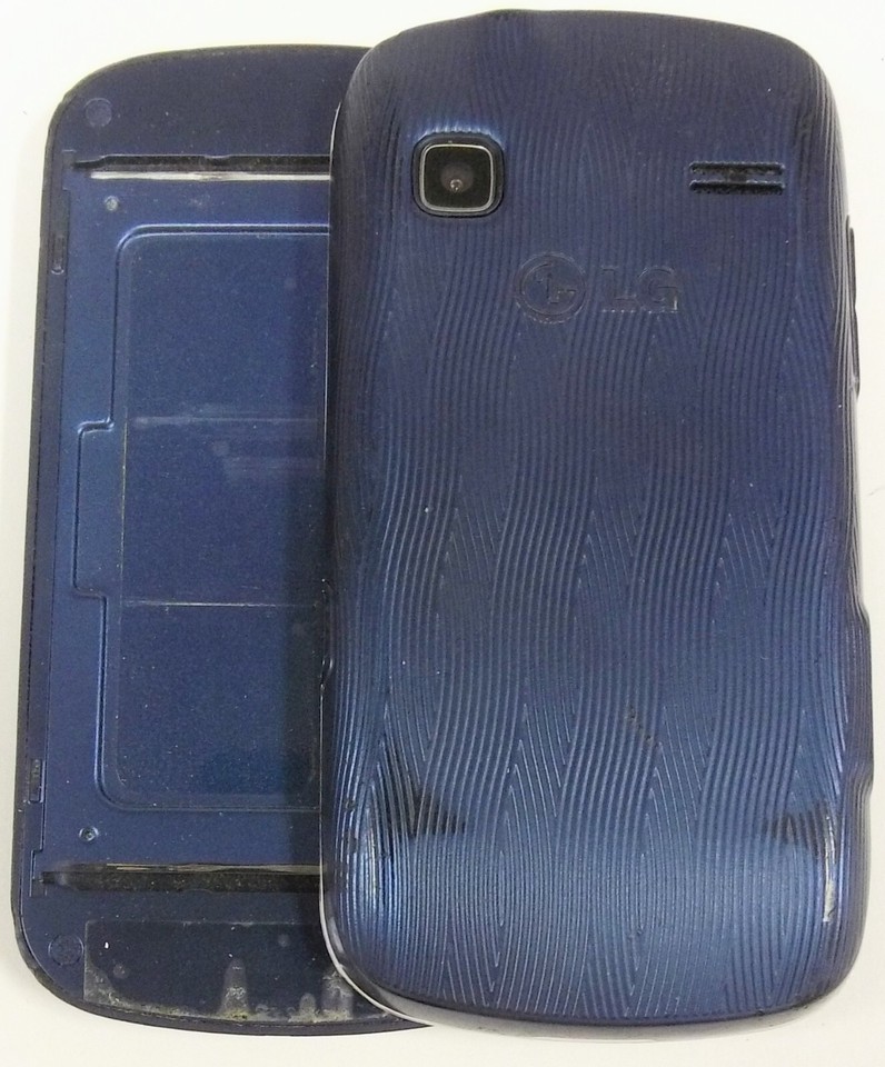 LG Xpression 2 / Expression II C410 - Blue and Silver ( AT&T ) Slider ...