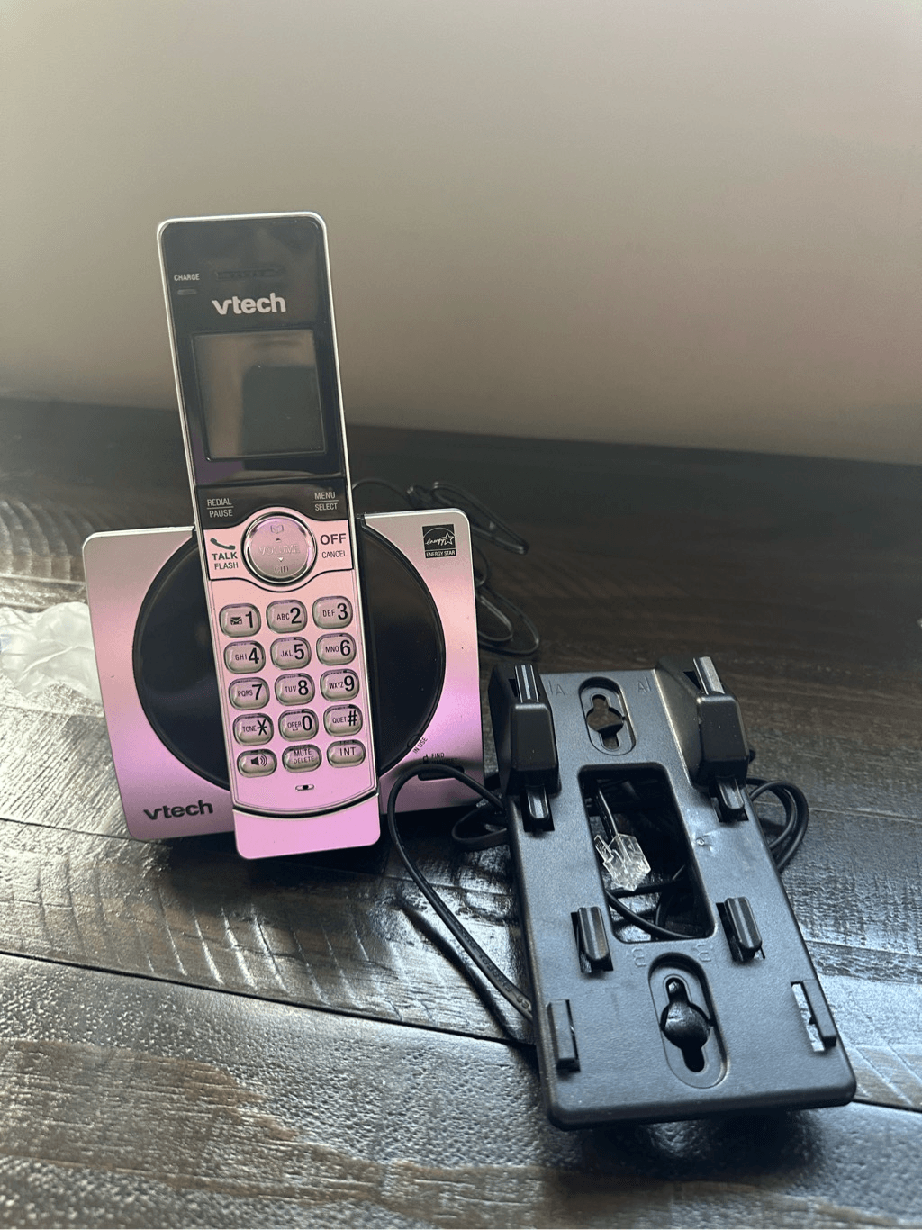 VTech DECT 6.0 Expandable Cordless Phone with Call Block, CS6919 ...