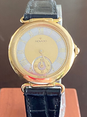 LADIES MOVADO WRIST WATCH, W/SUB SECOND HAND, KEEPING, TIME, REF. 87.09 ...