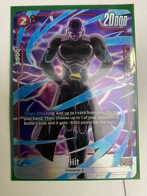 Dragon Ball Fusion World Awakened Pulse - Hit (Alt Art) FB01-021 SR English | eBay