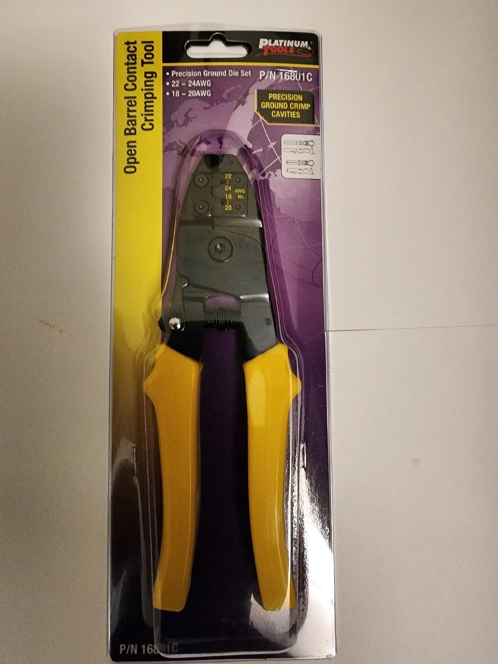 Platinum Tools 16801C Open Barrel Contact Crimp Tool Clamshell | eBay