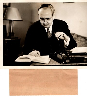 Original Press Photo American Senator Arthur H Vandenberg Michigan 16. ...