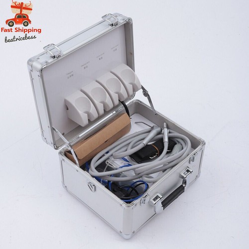 80W Electric Small Portable Dental Unit System Case Weak Suction Easy ...