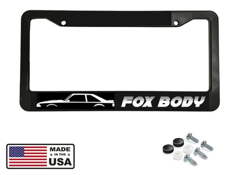 Fox Body Mustang Ford Third Generation Classic Muscle Car License Plate ...