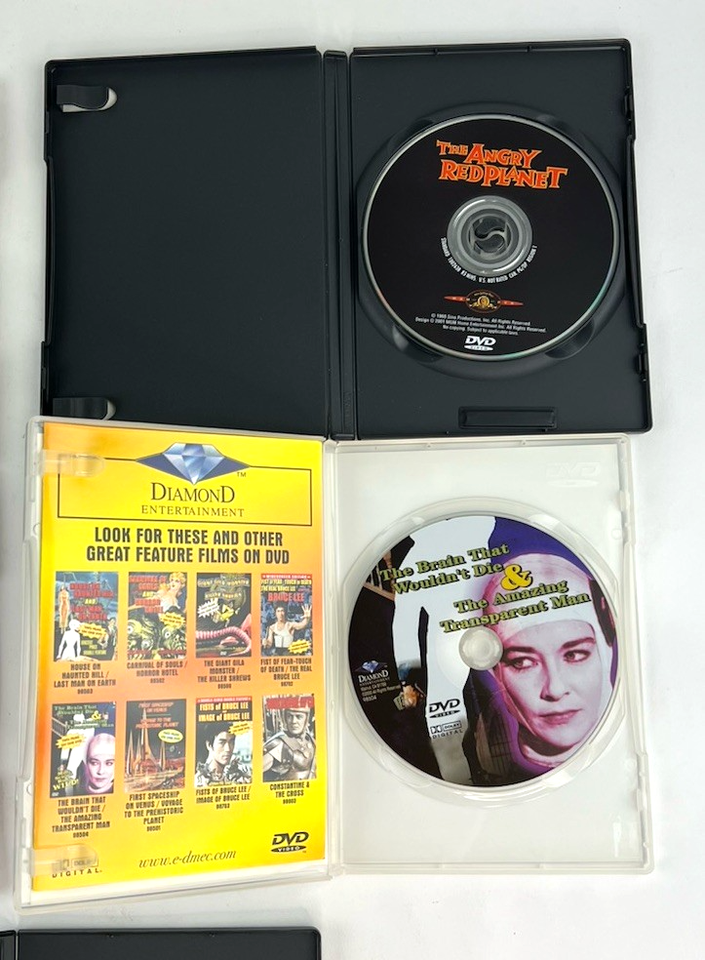 Lot Of 14 Cult Classic Obscure Horror DVD Films Movies In 9 Cases ...