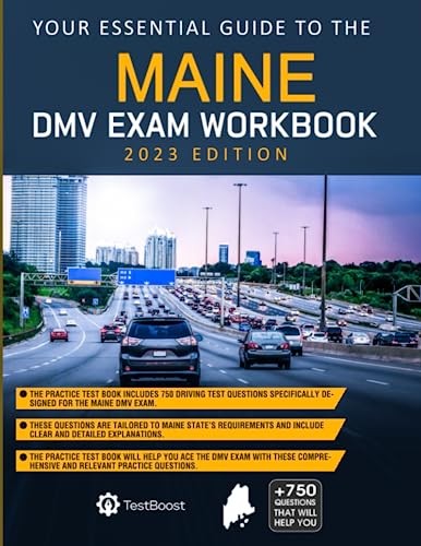 Maine DMV Exam Workbook: Your Essential Guide to the Maine Driving Test ...