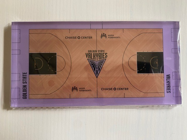 Golden State Valkyries Replica Basketball Mini Court 2/25 2025 GS GSW ...