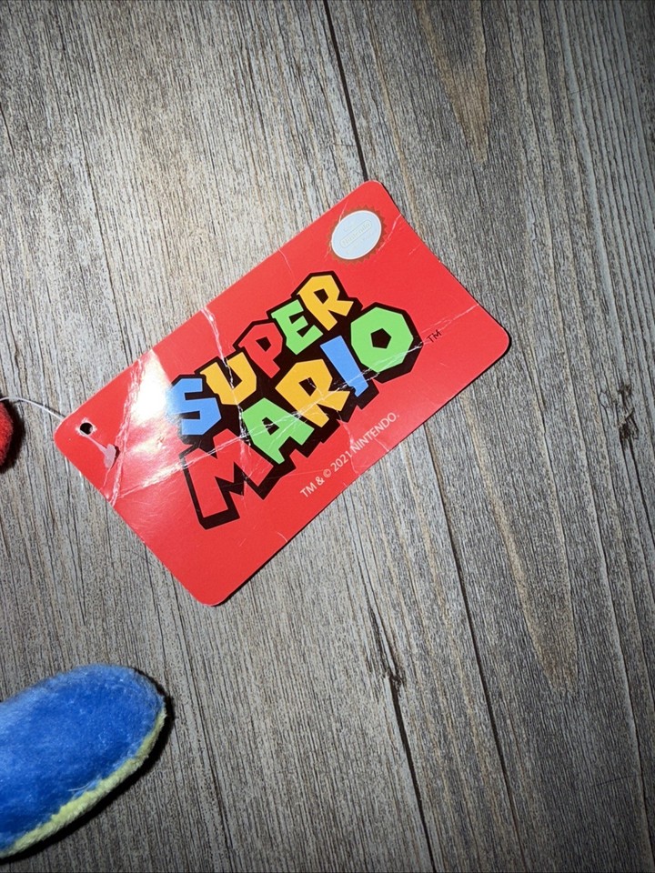 Super Mario Bros Red Yoshi Stuffed All Star Plush 7" With Original Tags ...