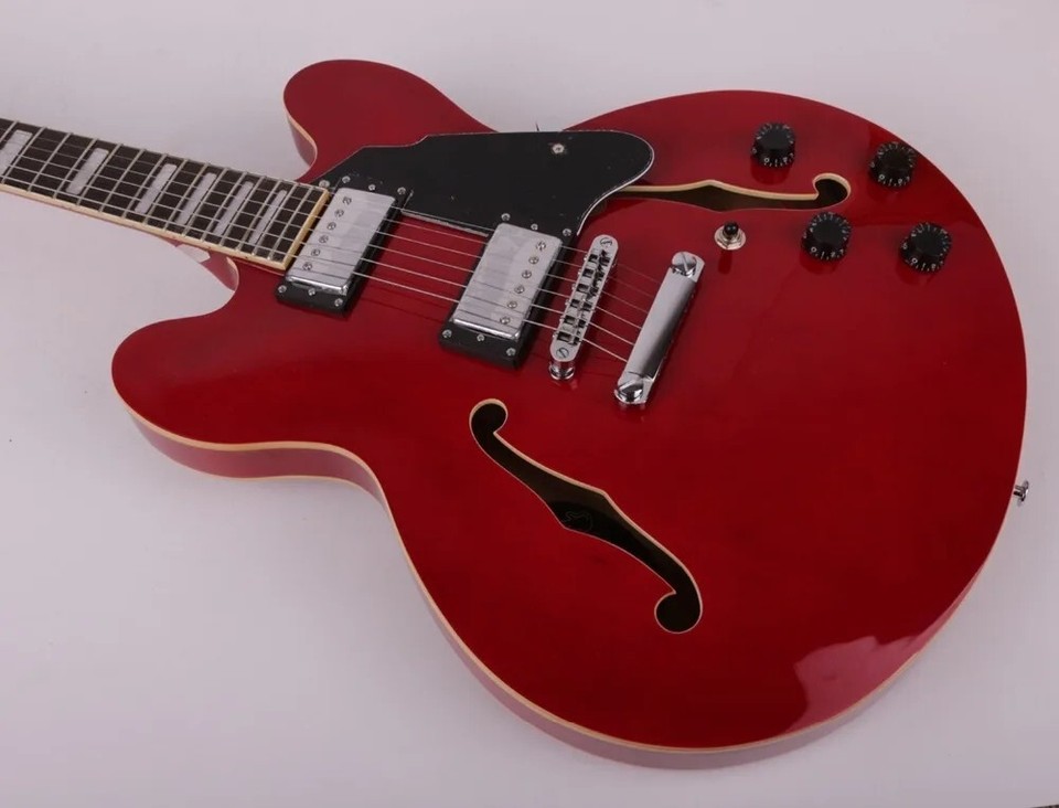 electric guitar jazz guitar 22 frets hollow body F holes | eBay