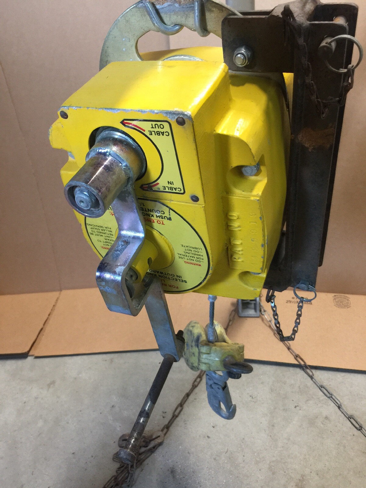 Miller Recovery System 50' Retractable Lifeline Winch Confined Rescue ...
