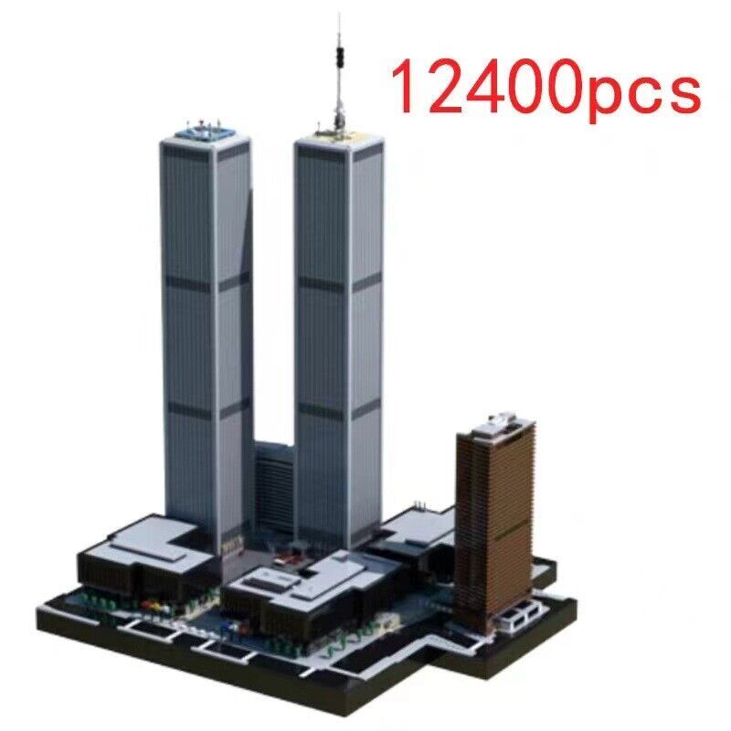 MOC-156123 World Trade Center Model 1:650 Building Blocks Set 12400pcs ...