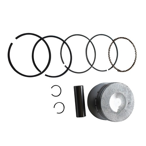 2.04" Pistons Kit Piston Pin Rings For 1P52FMI Auto Clutch Engine 110cc ...