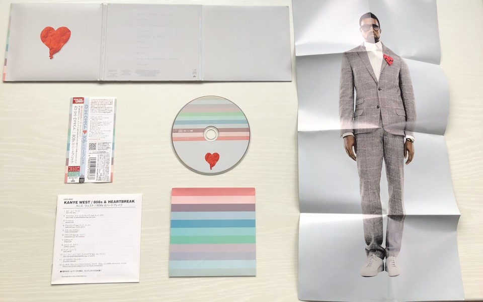Kanye West CD YE GRADUATION 808s & HEARTBREAK THE COLLEGE DROPOUT 8 CDs ...