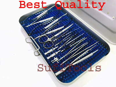 Micro Hand Surgical Instruments Microvascular Clamp Surgery Suture Kit ...