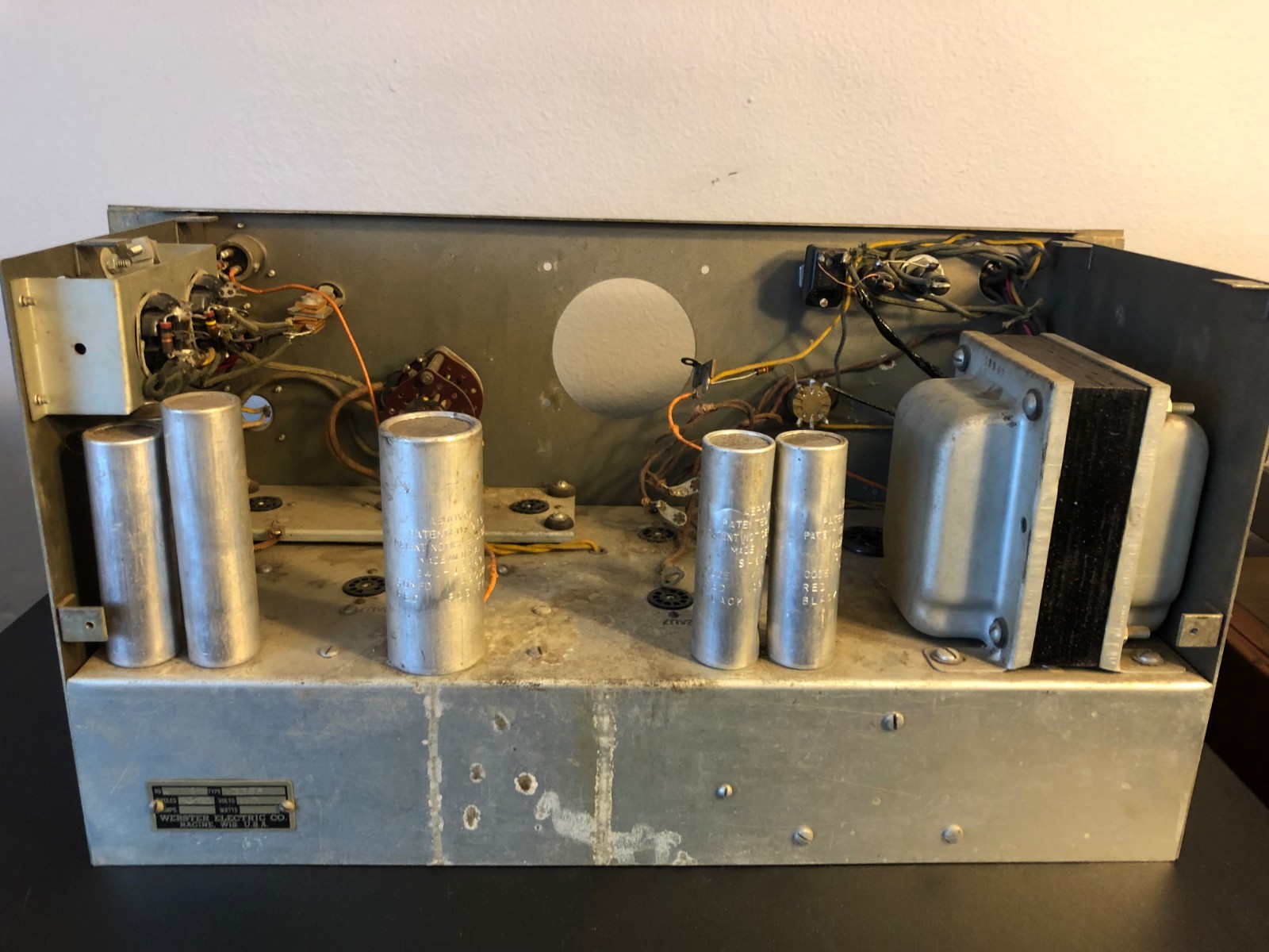 Rare Webster Ekotape Tube Preamplifier Rack-Mount for Reel Recorder ...