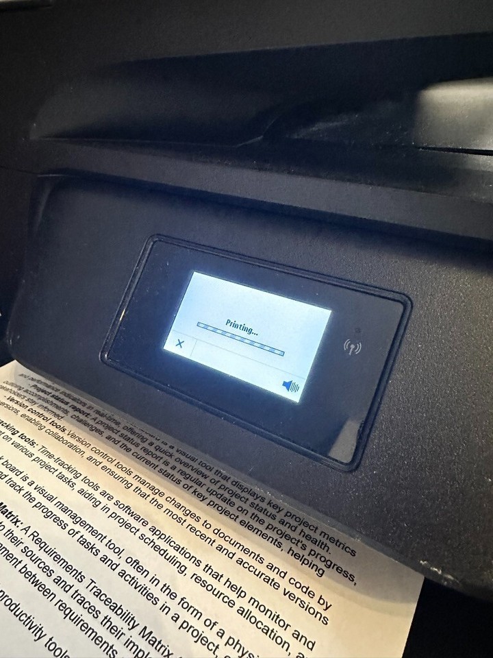 HP OfficeJet 6968, Color All-in-One Wireless Printer - Black | eBay