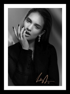 LILY JAMES AUTOGRAPHED SIGNED & FRAMED PHOTO PRINT | eBay UK