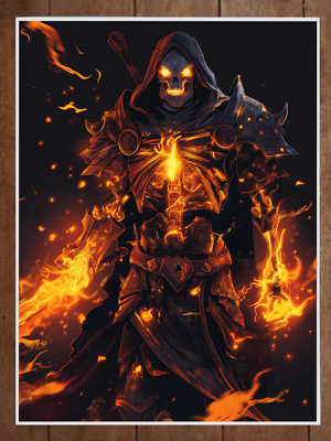 Fire Skeleton Art Dumpster Fire Skeleton PNG: Dark Humor Halloween Art