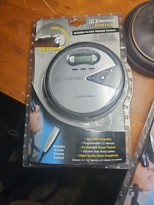NEW Emerson HD8100R Portable CD Compact Disc Player CD-R/RW Anti skip ...