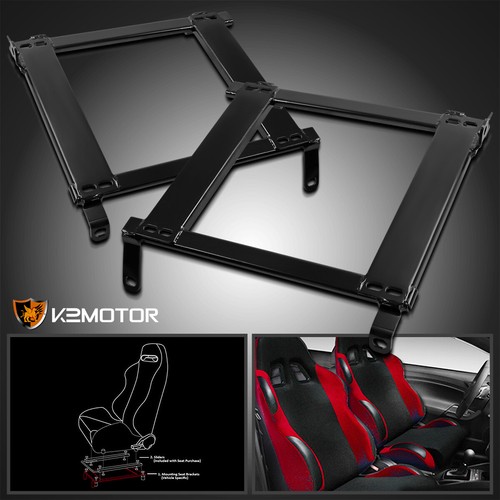 Fits 1989-1998 240SX S13 S14 Racing Seat Mounting Brackets Rail Track ...