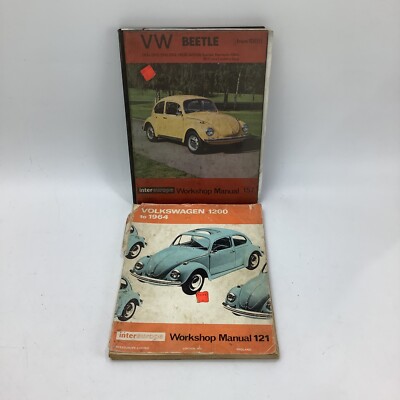 Volkswagen Intereurope Workshop Manuals 121 and 157, 1964 1968 Beetle ...