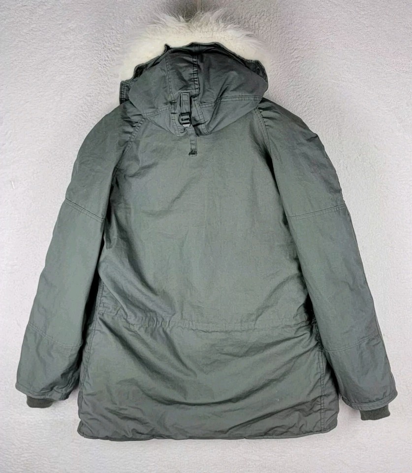 US Military Extreme Cold Weather N-3B Parka Hooded Coat Men's Size M | eBay