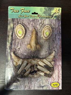 Tree Face, Scared Tree. Tree decoration glows in the dark. | eBay