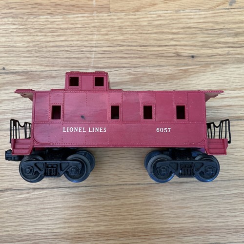 Lionel M.StL 6059 Red Caboose, Postwar, Vintage, O Gauge, Lighted T151 ...